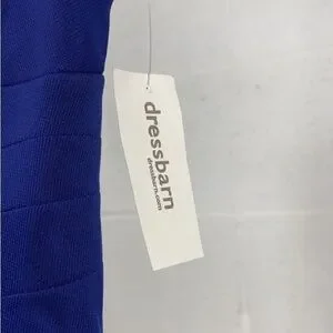 Dress Barn | Dresses | Nwt Dress Barn Bright Blue Dress With Lace Top ...